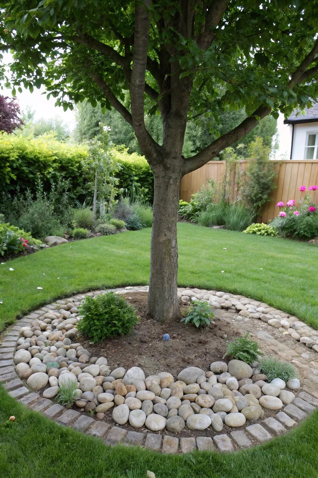 18 Creative Stone Around Tree Ideas 18 Creative Stone Around Tree Ideas