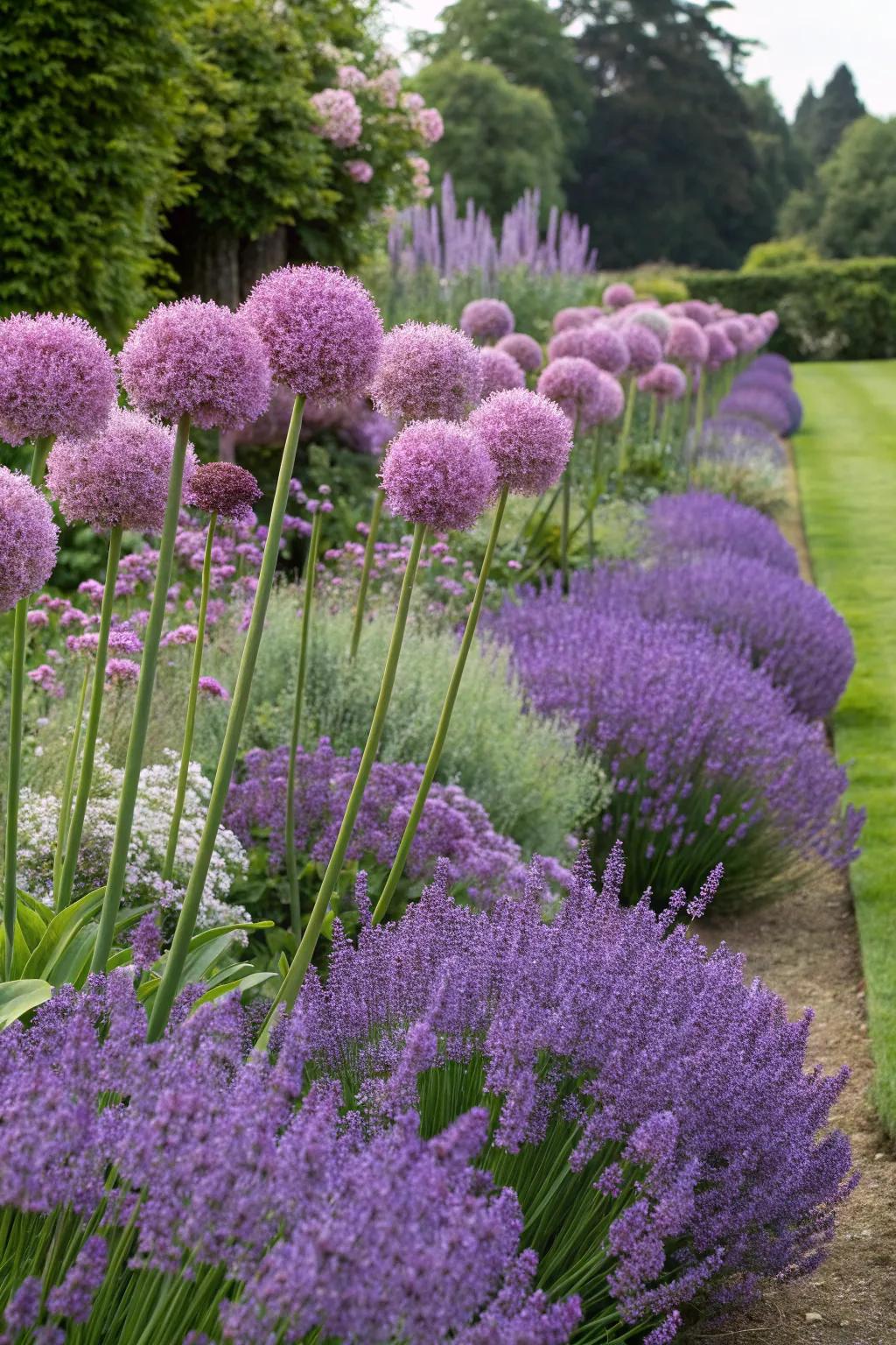 16+ Inspiring Allium Border Ideas for Your Garden - Garden.eco