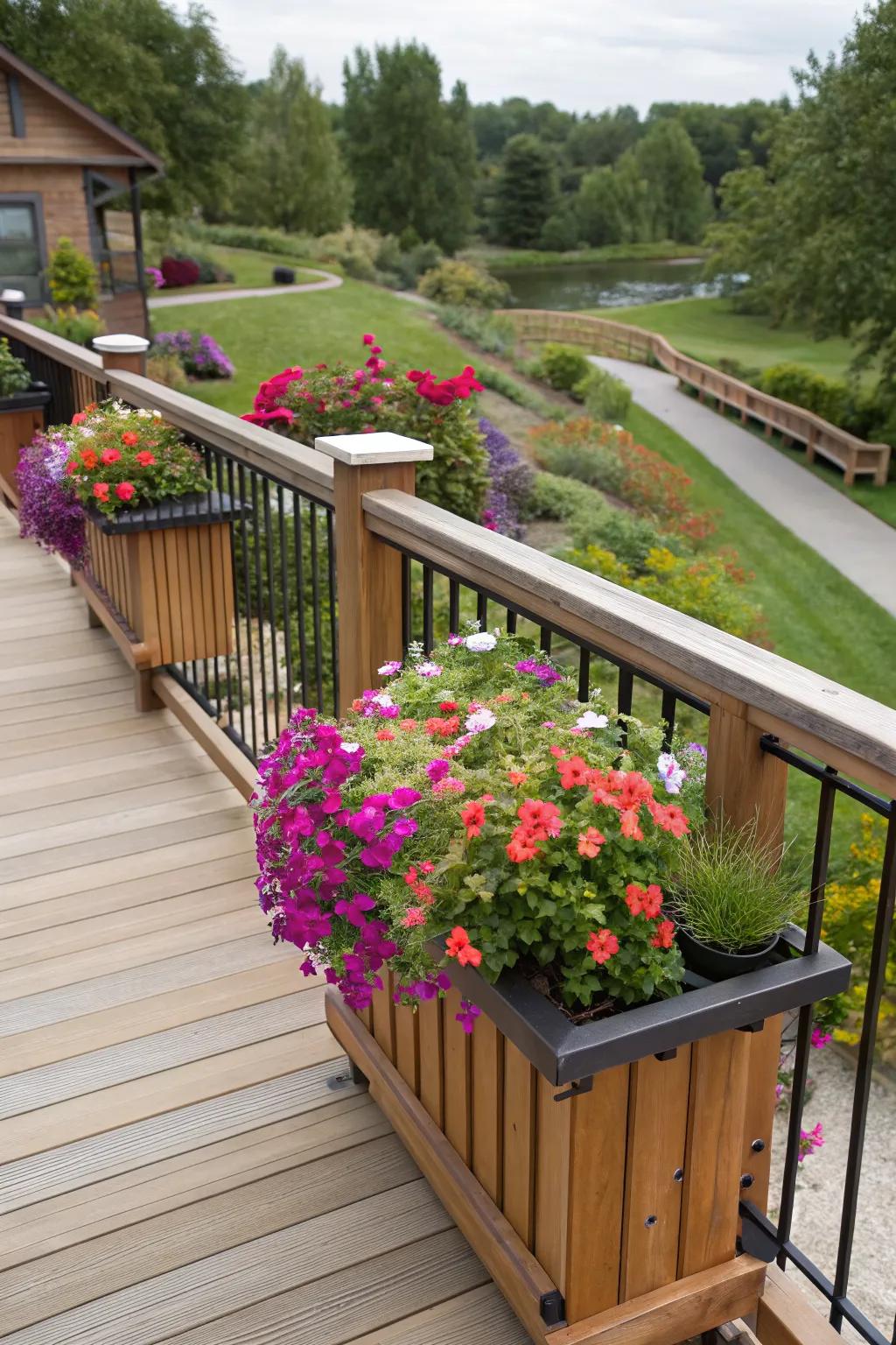 17+ Simple Deck Railing Ideas for Your Garden - Garden.eco