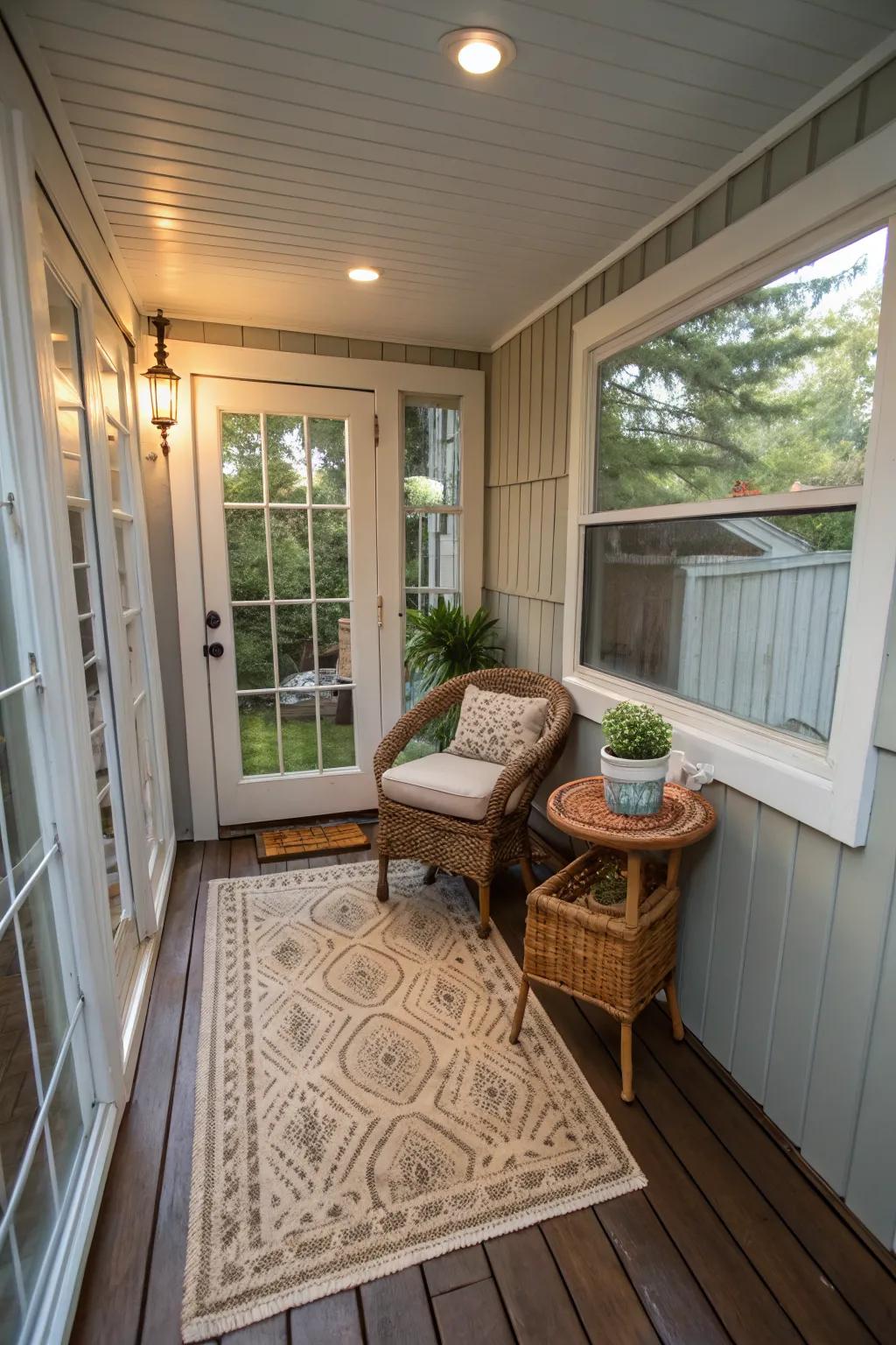 18+ Charming Enclosed Front Porch Ideas for Small Homes - Garden.eco