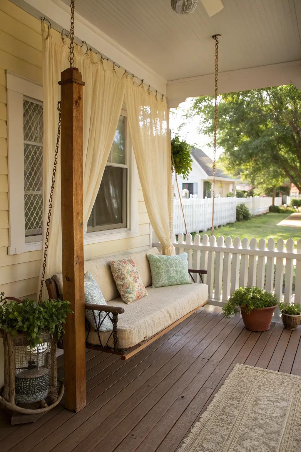 15+ Cozy Front Porch Sitting Area Ideas - Garden.eco
