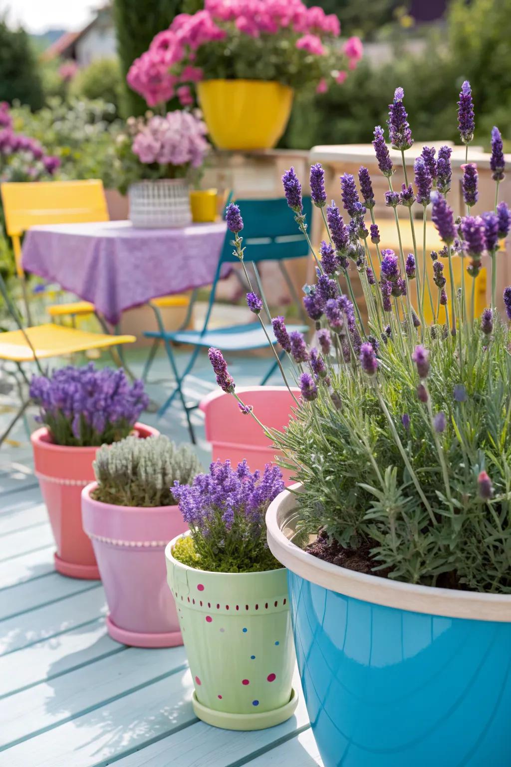 16+ Beautiful Lavender in Pots Ideas for Your Garden - Garden.eco