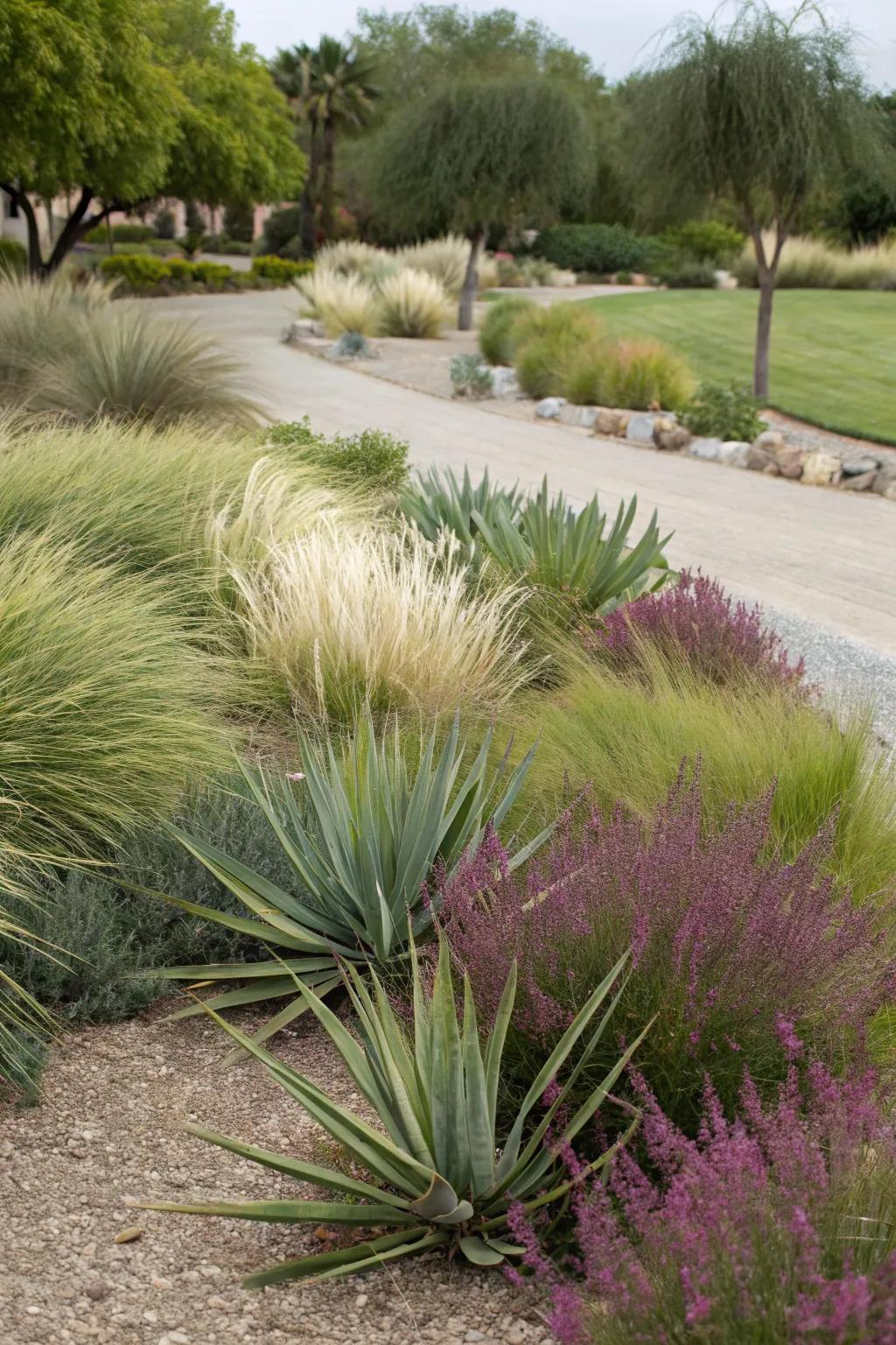 18+ Inspiring Muhly Grass Landscaping Ideas - Garden.eco