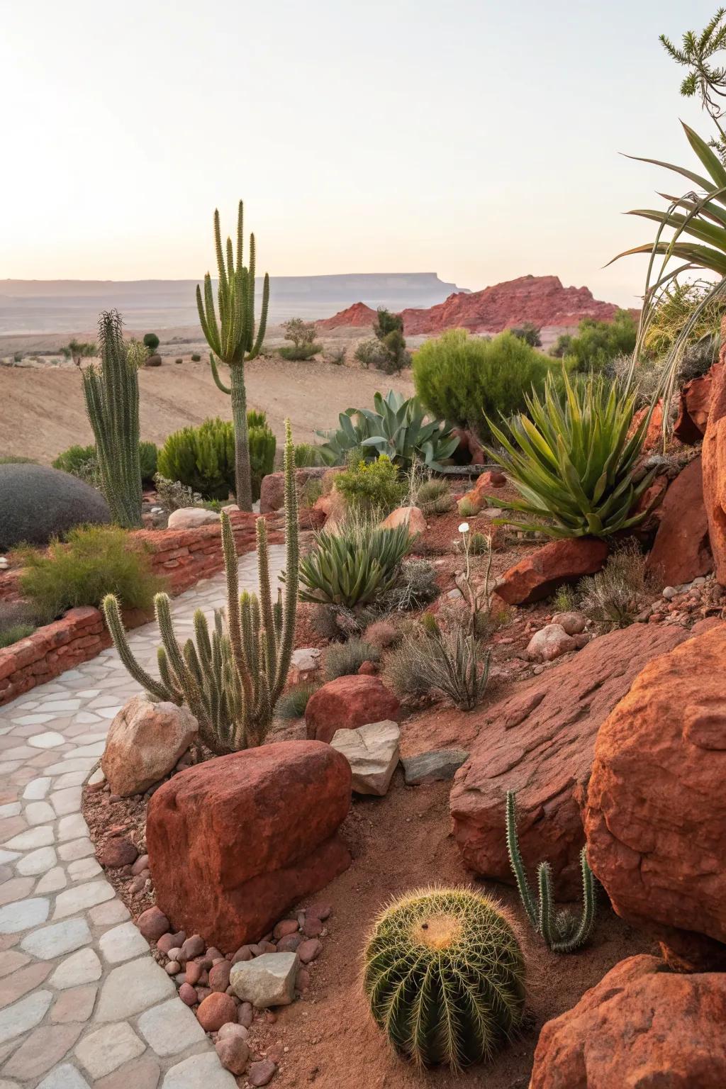 18+ Stunning Red Rock Landscaping Ideas - Garden.eco