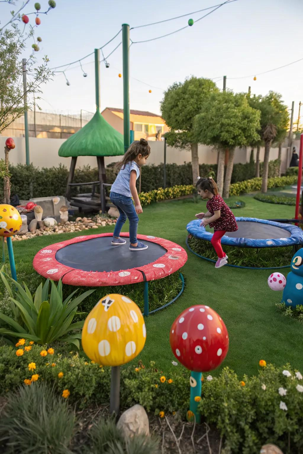 18+ Creative Above Ground Trampoline Landscaping Ideas - Garden.eco