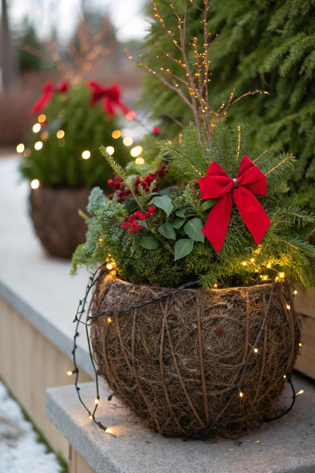 16+ Creative DIY Christmas Planter Ideas - Garden.eco