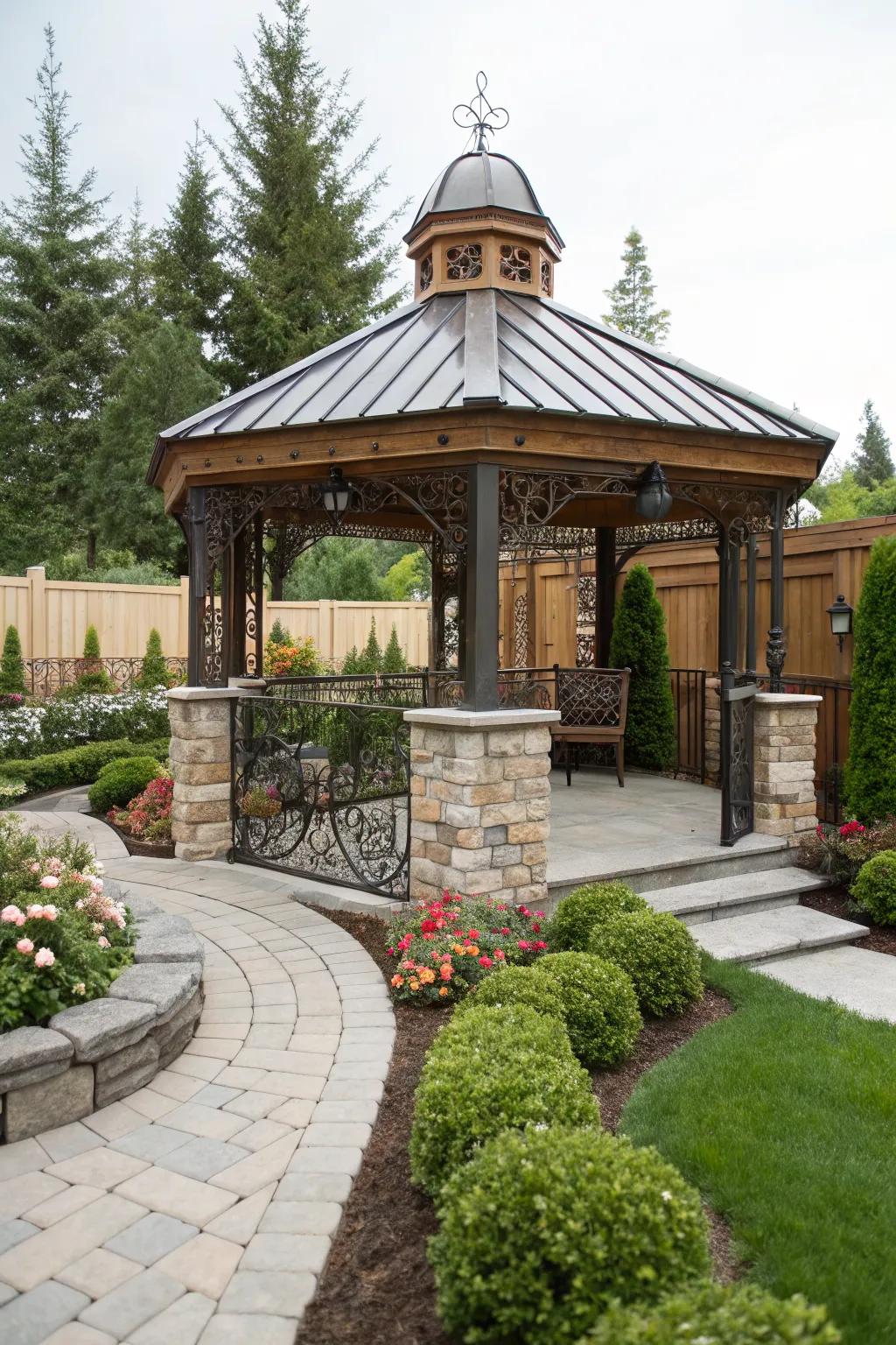 15+ Stylish Modern Backyard Gazebo Ideas - Garden.eco