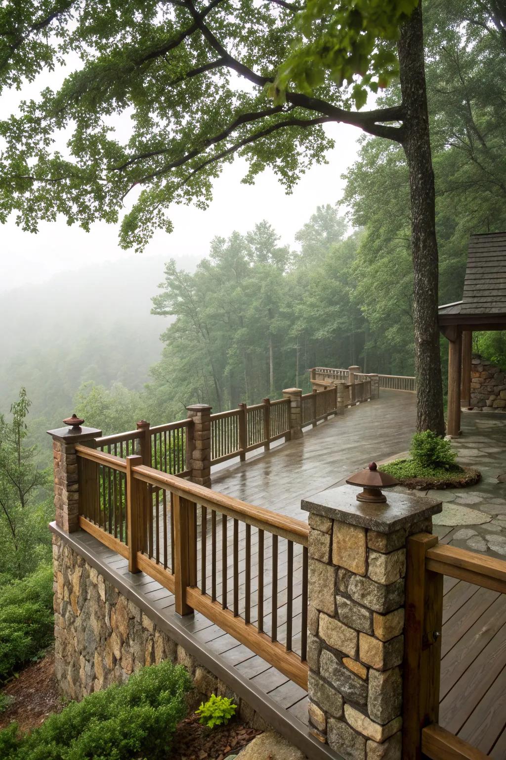 17+ Simple Deck Railing Ideas for Your Garden - Garden.eco