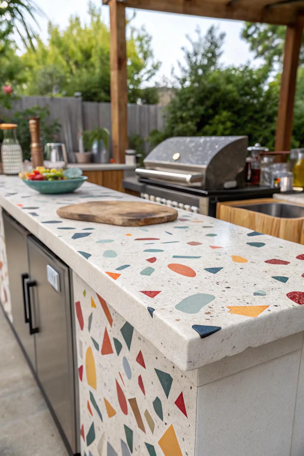 19+ Affordable Outdoor Kitchen Countertop Ideas - Garden.eco