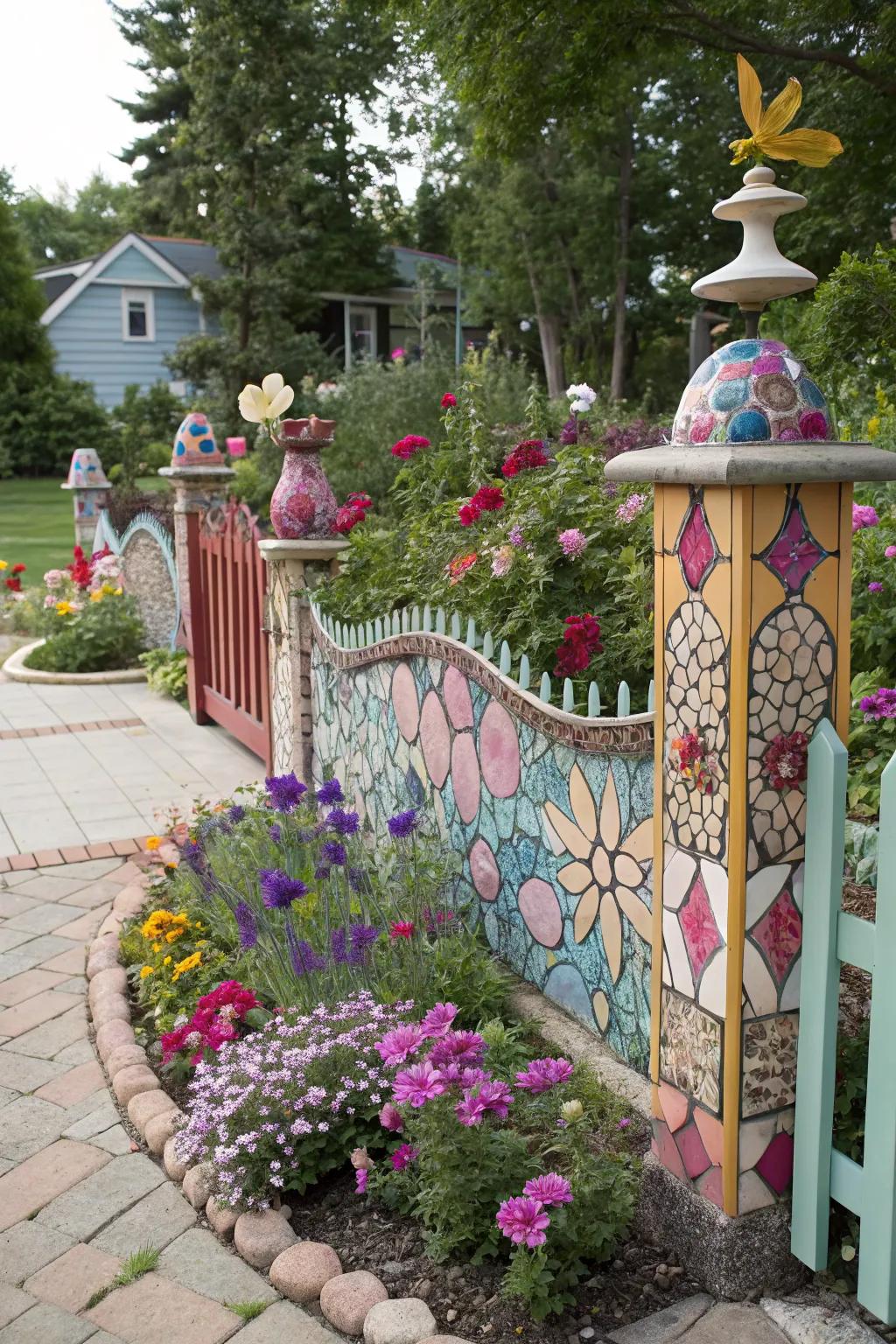19+ Charming Corner Accent Fence Ideas - Garden.eco