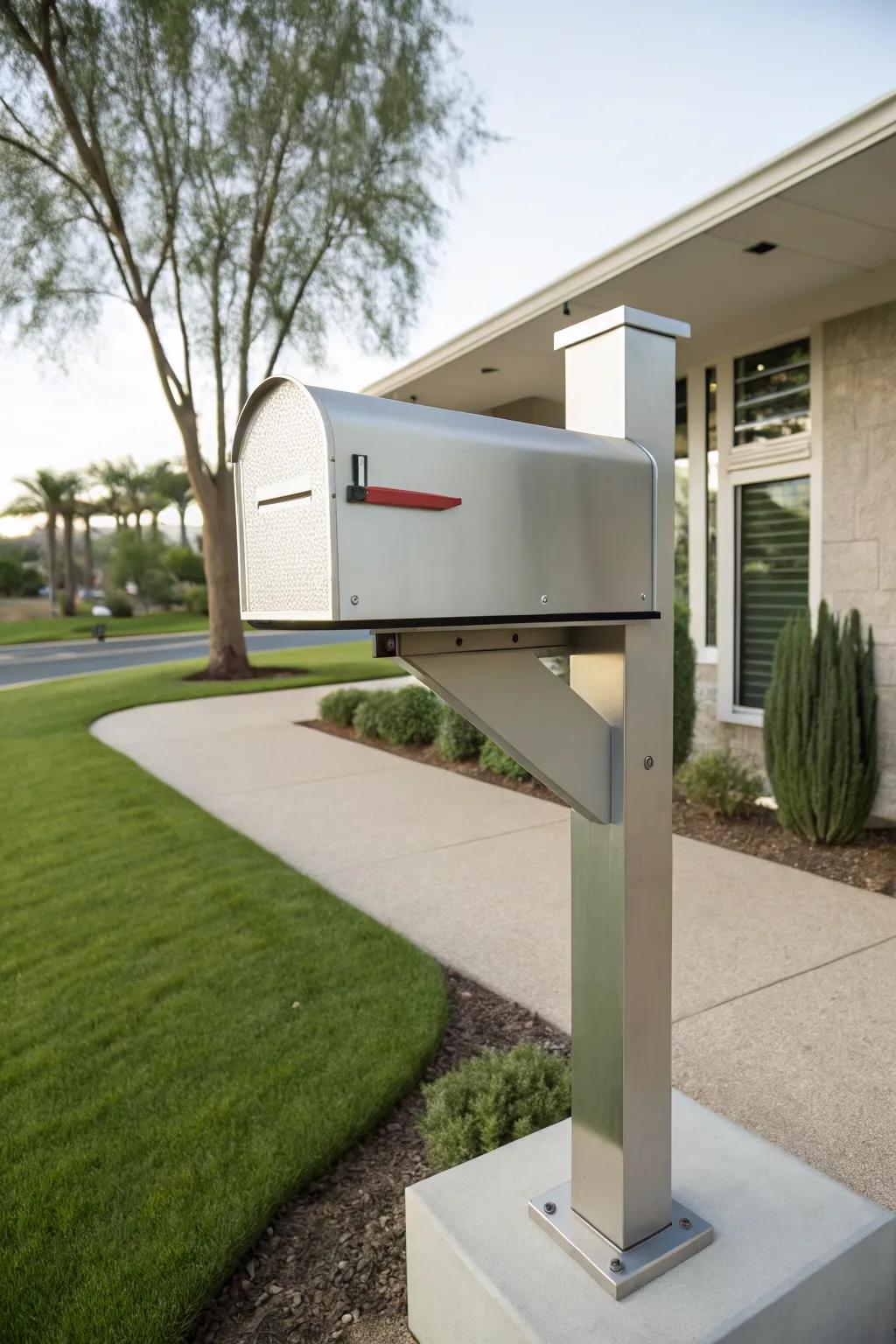 20+ Stylish Mid Century Modern Mailbox Ideas - Garden.eco
