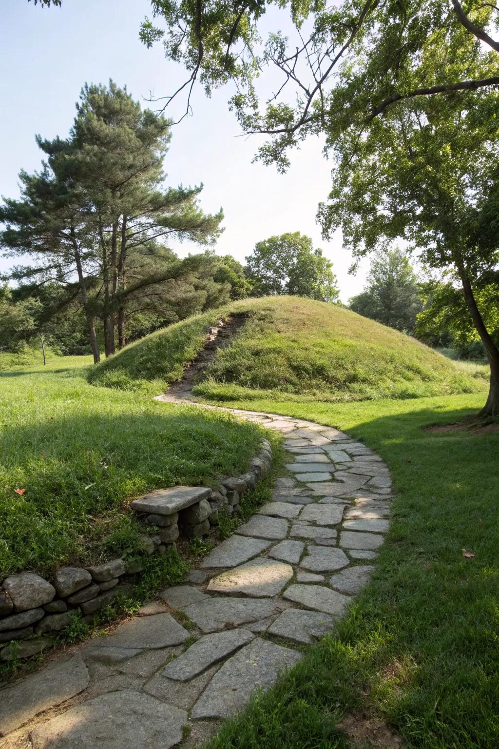 17+ Inspiring Septic Mound Landscaping Ideas - Garden.eco