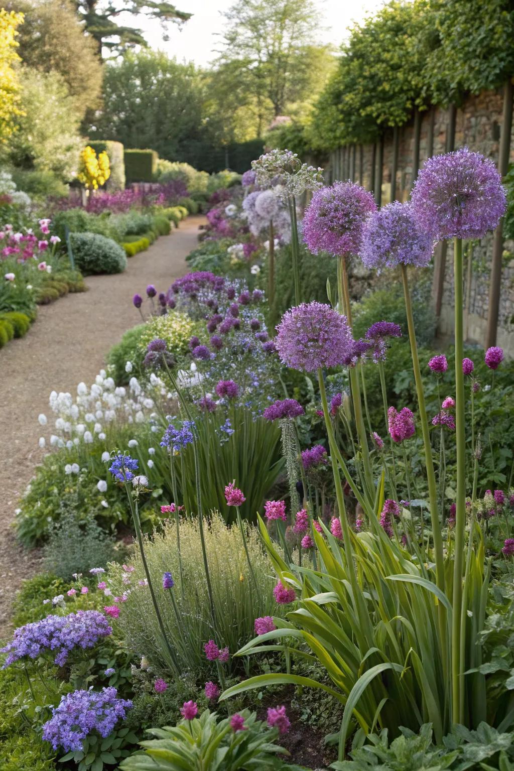 16+ Inspiring Allium Border Ideas for Your Garden - Garden.eco