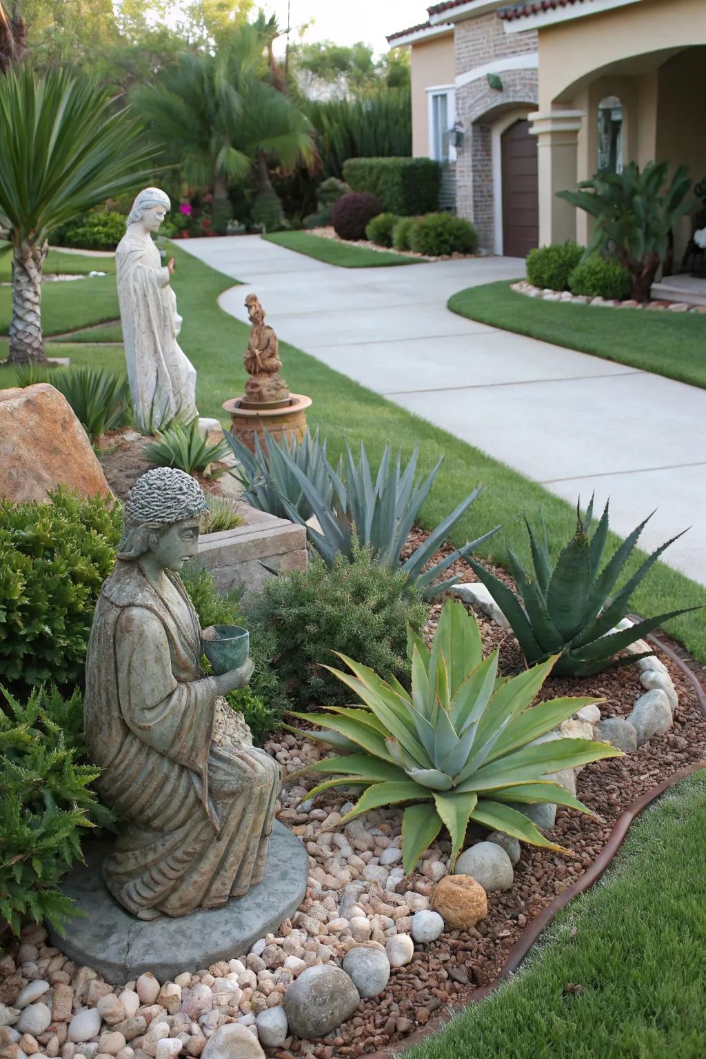 17+ Inspiring Front Yard Agave Garden Ideas - Garden.eco