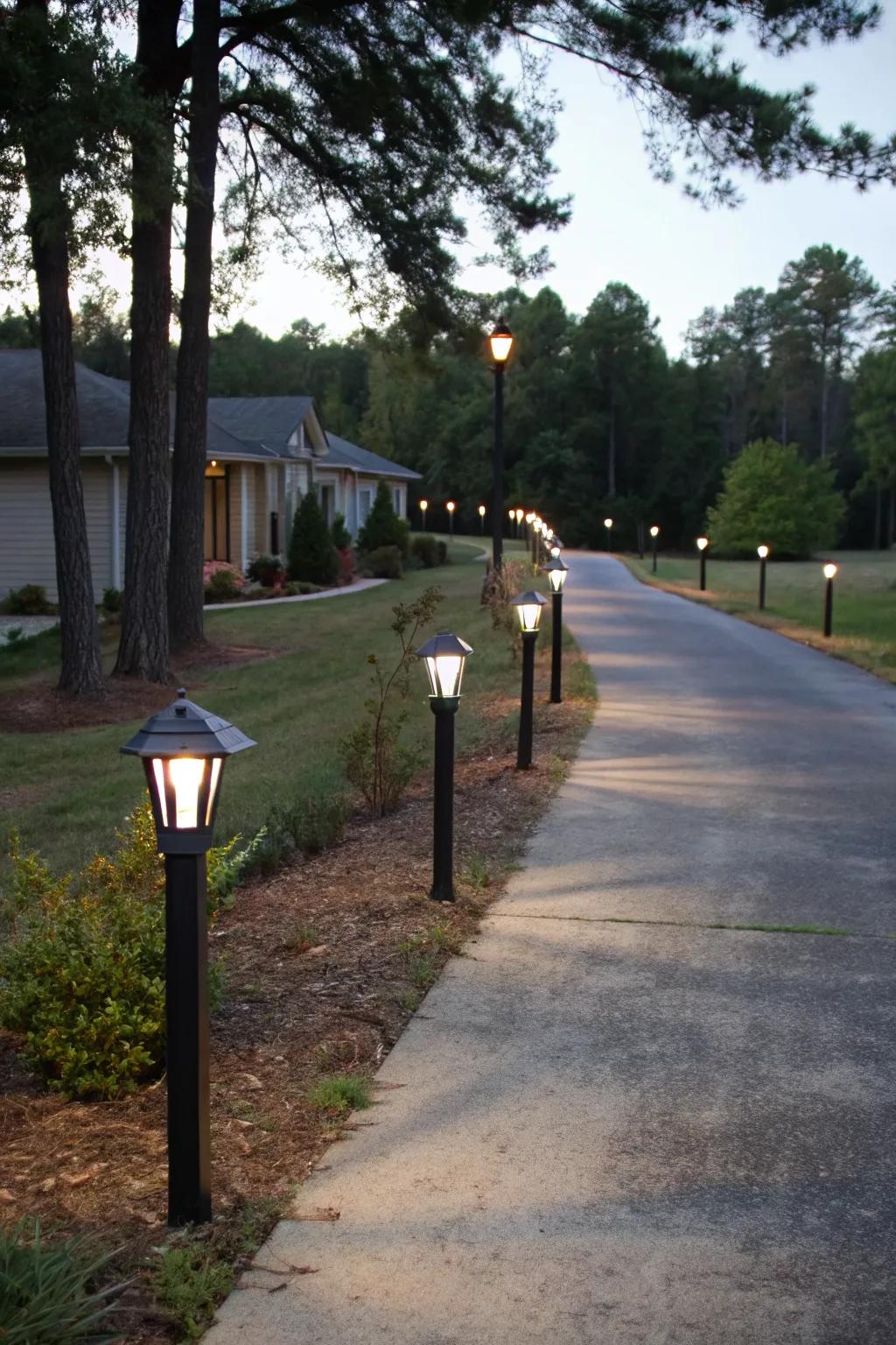 21+ Charming Front Yard Driveway Light Post Ideas - Garden.eco