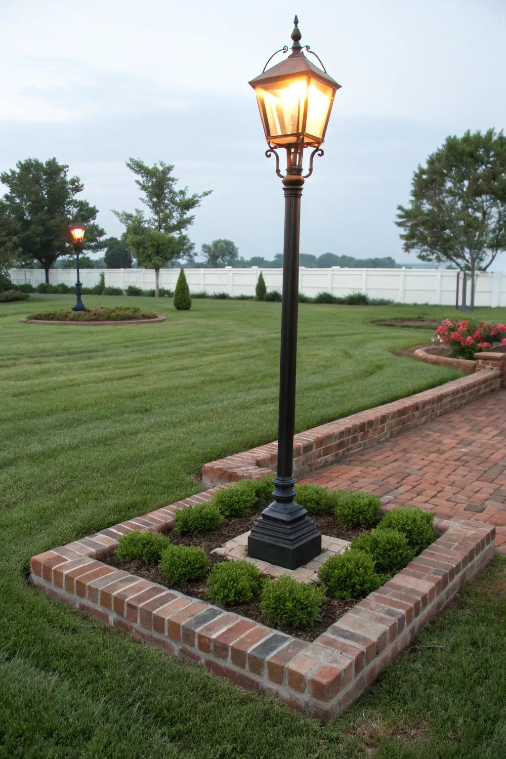 Lamp Post Landscaping Ideas Lamp Post Landscaping Ideas