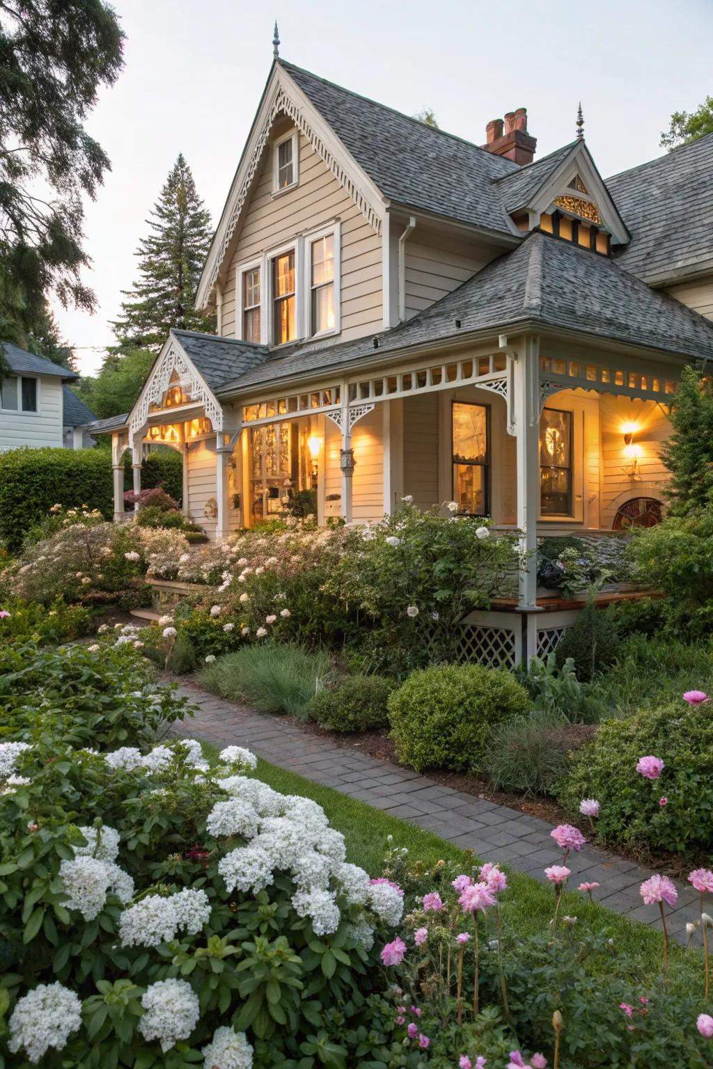 17+ Stylish Gable Trim Ideas for Your Garden - Garden.eco