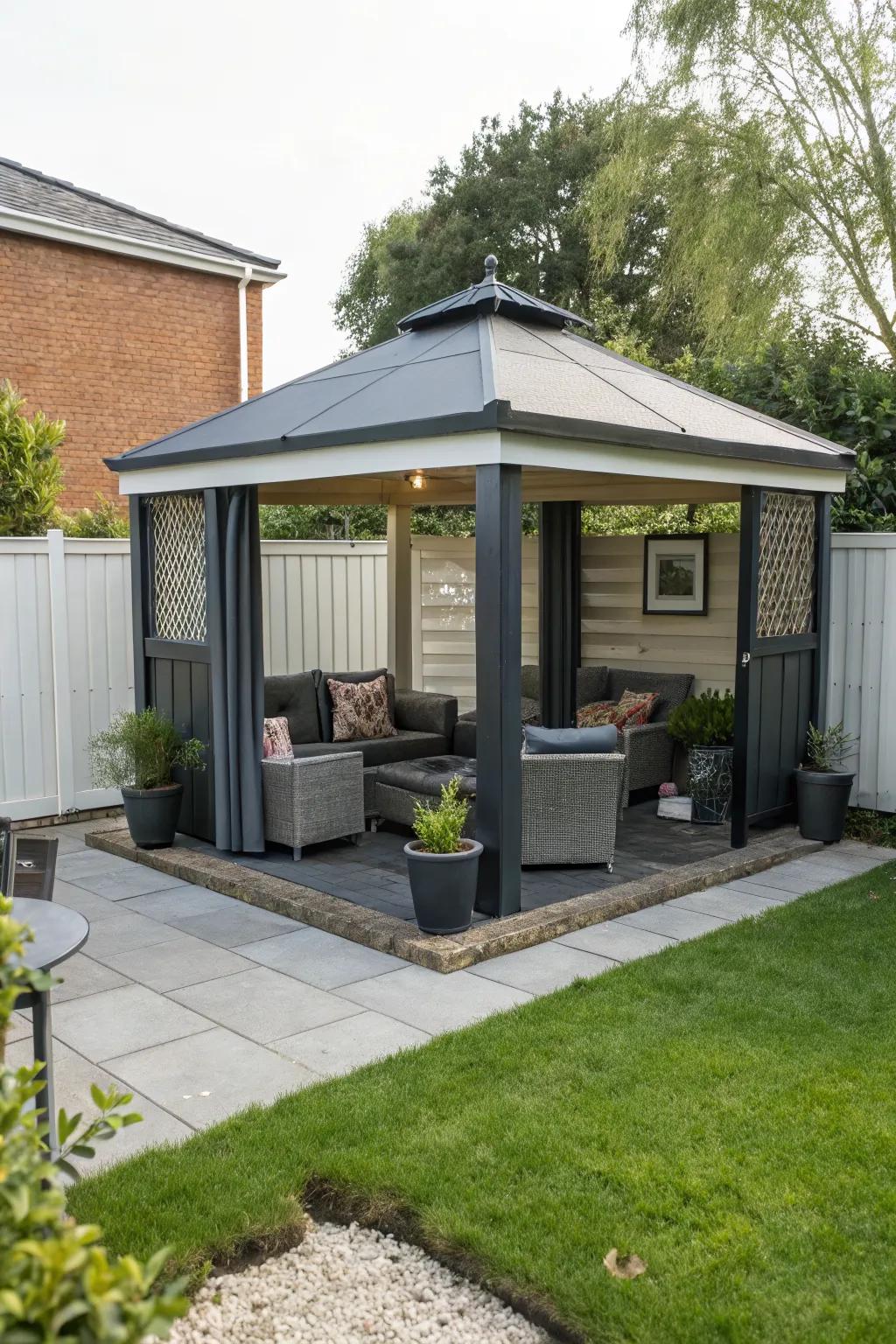 15+ Stylish Modern Backyard Gazebo Ideas - Garden.eco