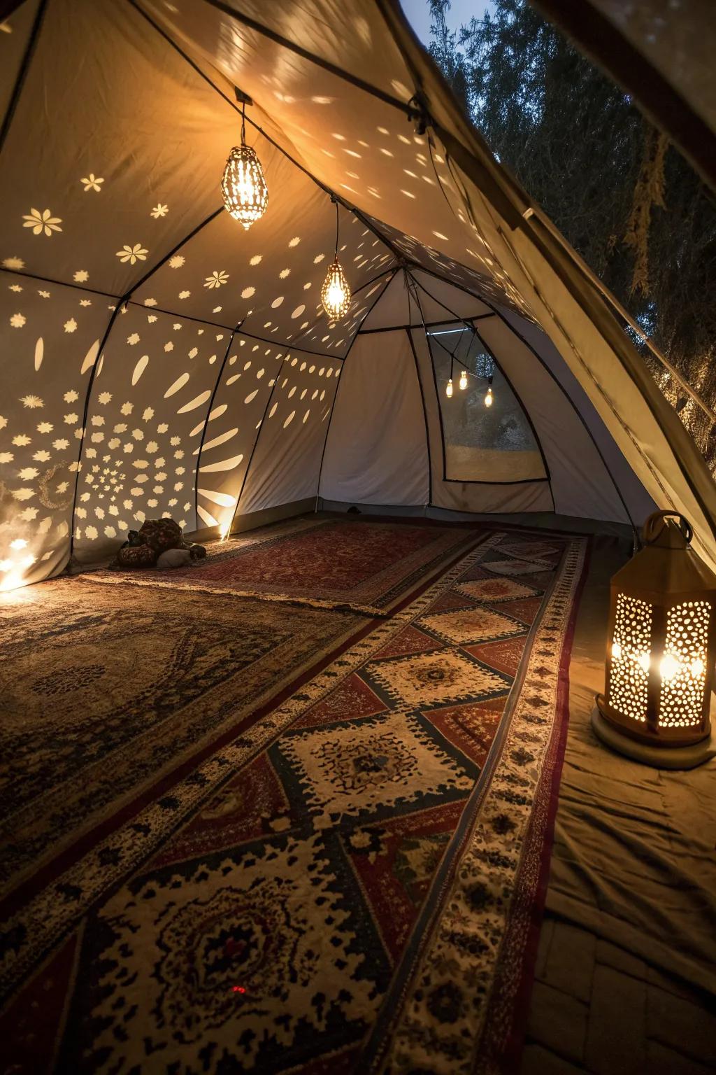 16+ Creative Party Tent Lighting Ideas - Garden.eco
