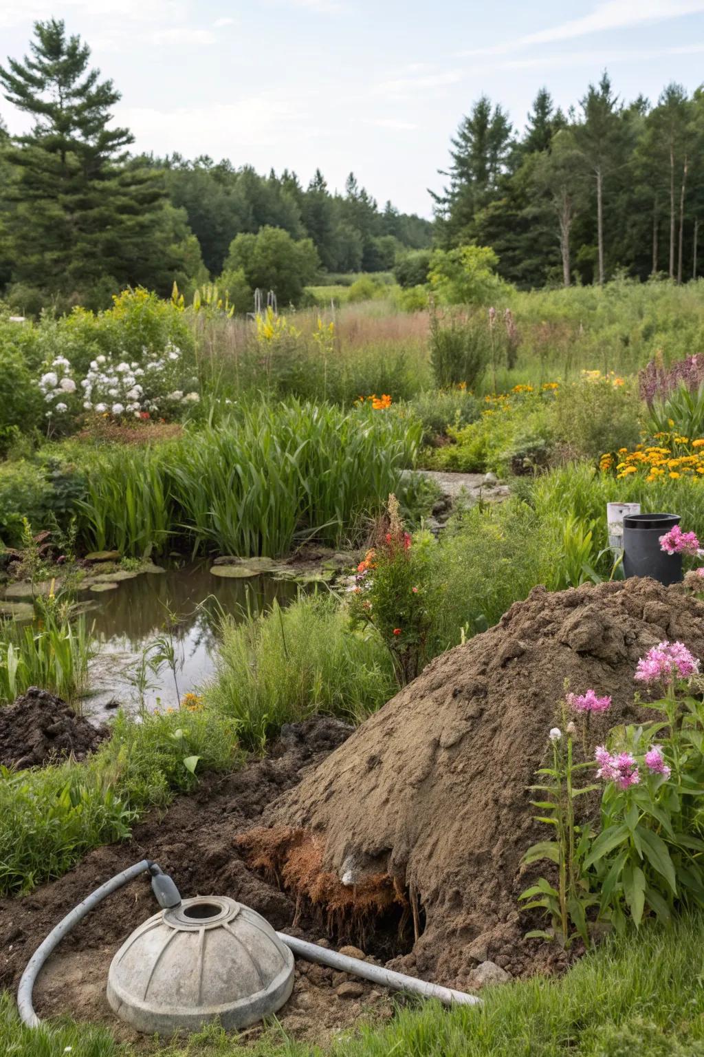 17+ Inspiring Septic Mound Landscaping Ideas - Garden.eco