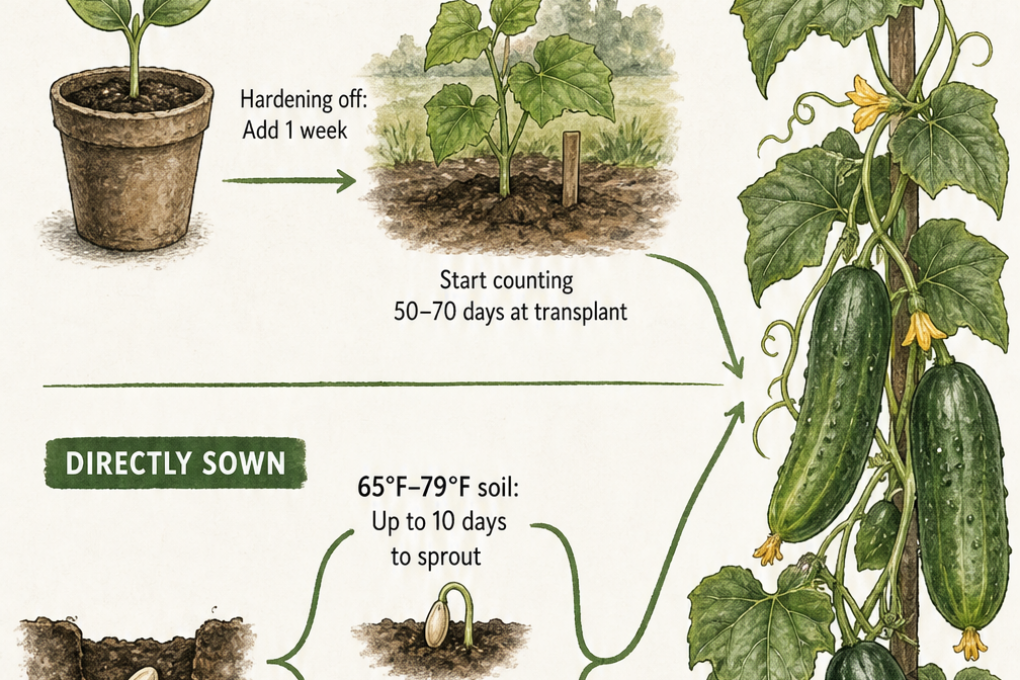 How Long Does It Take to Grow Cucumbers from Seed? - Infografik Teil 1 ...