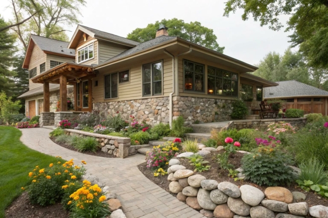 14+ Stylish Block Foundation Covering Ideas