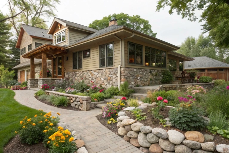 14+ Stylish Block Foundation Covering Ideas