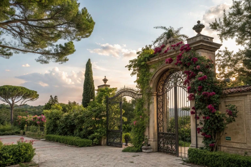 18+ Stylish Courtyard Gate Ideas for Your Home