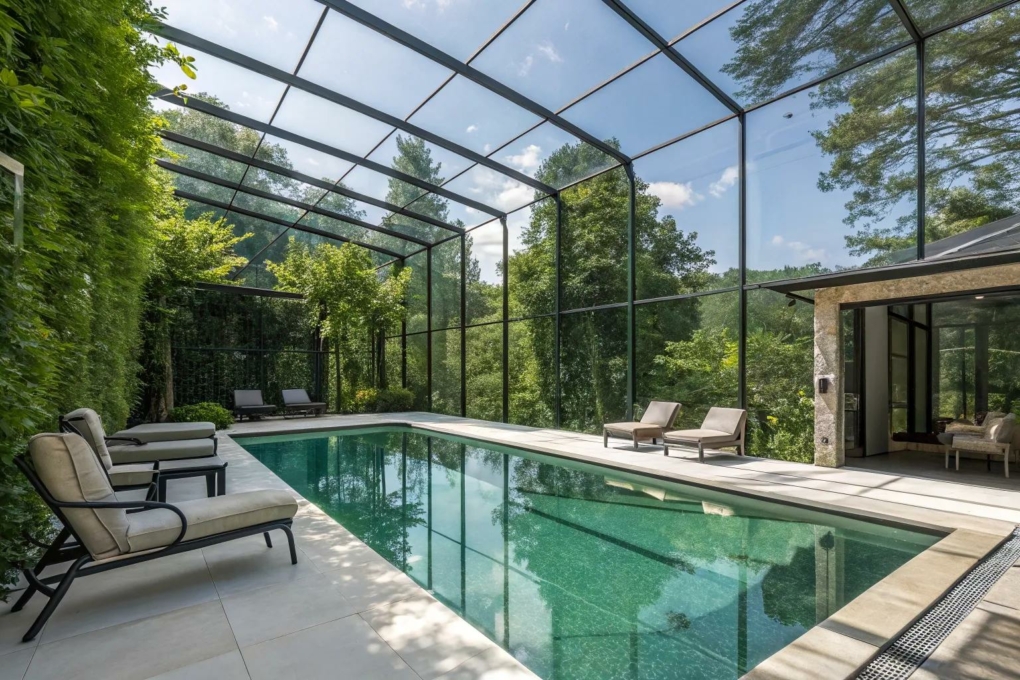 17+ Stylish Enclosed Pool Ideas for Your Home