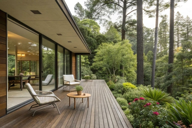 18+ Inspiring Mid-Century Modern Deck Ideas