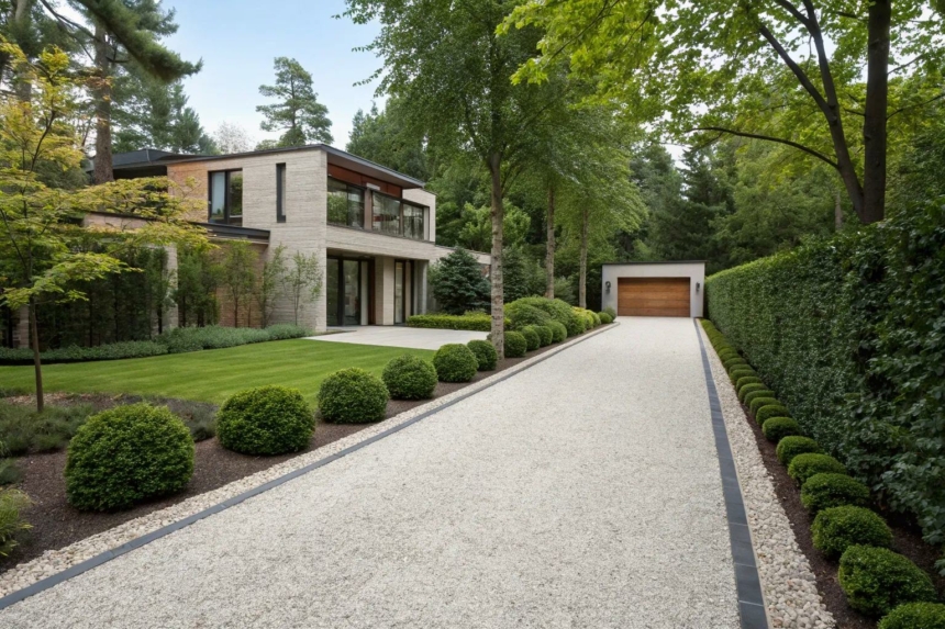 21+ Stunning Gravel Driveway Ideas with Pictures