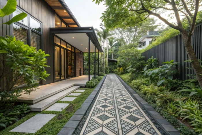 20+ Inspiring Cement Walkway Ideas for Your Home