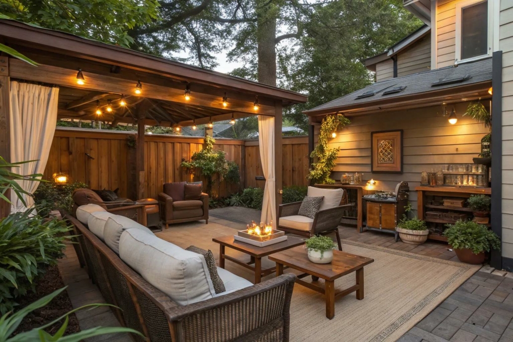 19+ Stylish Outdoor Cigar Lounge Ideas