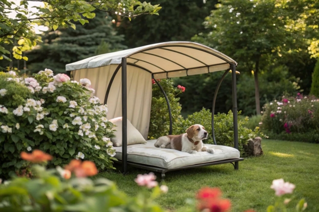 13+ Cozy Outdoor Dog Bed Ideas for Your Pet