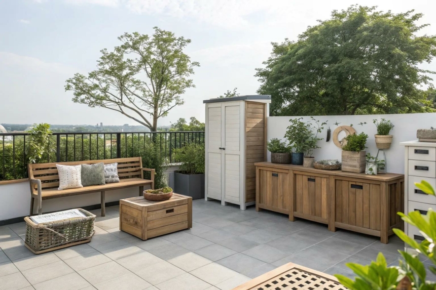 15+ Creative Wheelbarrow Storage Ideas