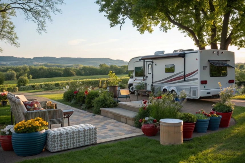 14+ Creative RV Garden Ideas for a Cozy Outdoor Space