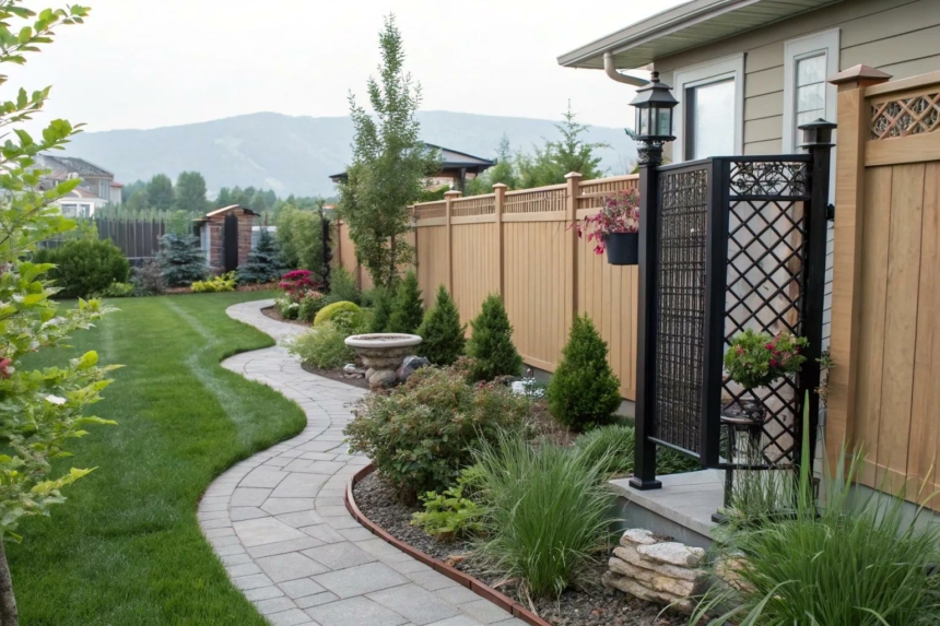 19+ Stylish Side Yard Fencing Ideas You'll Love
