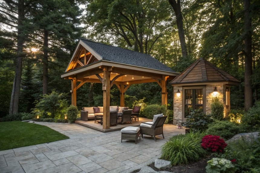 16+ Simple Backyard Pavilion Ideas to Inspire You