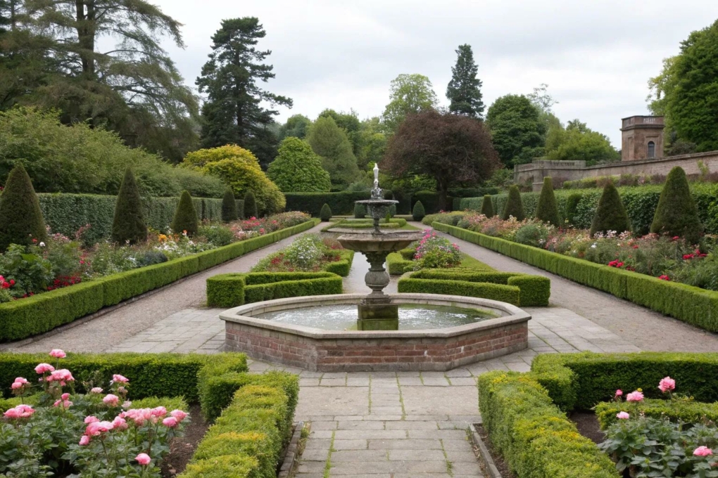 14+ Simple Formal Garden Layout Ideas