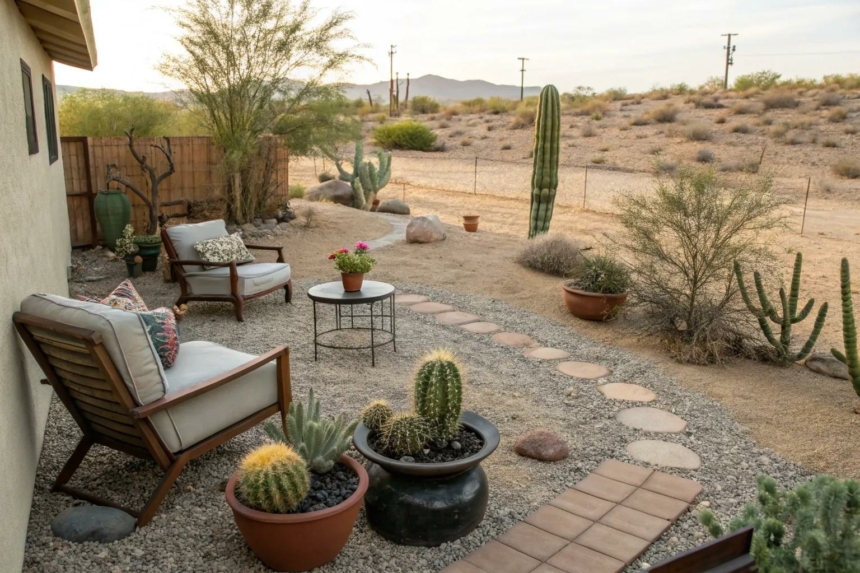 16+ Stunning Desert Scape Landscaping Ideas