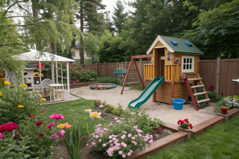 11+ Inspiring Outdoor Play Area Design Ideas