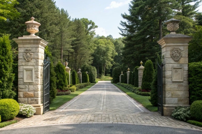 15+ Inspiring Driveway Pillars Ideas to Elevate Your Home