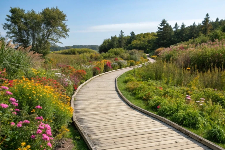 14+ Inspiring Raised Walkway Ideas for Your Garden