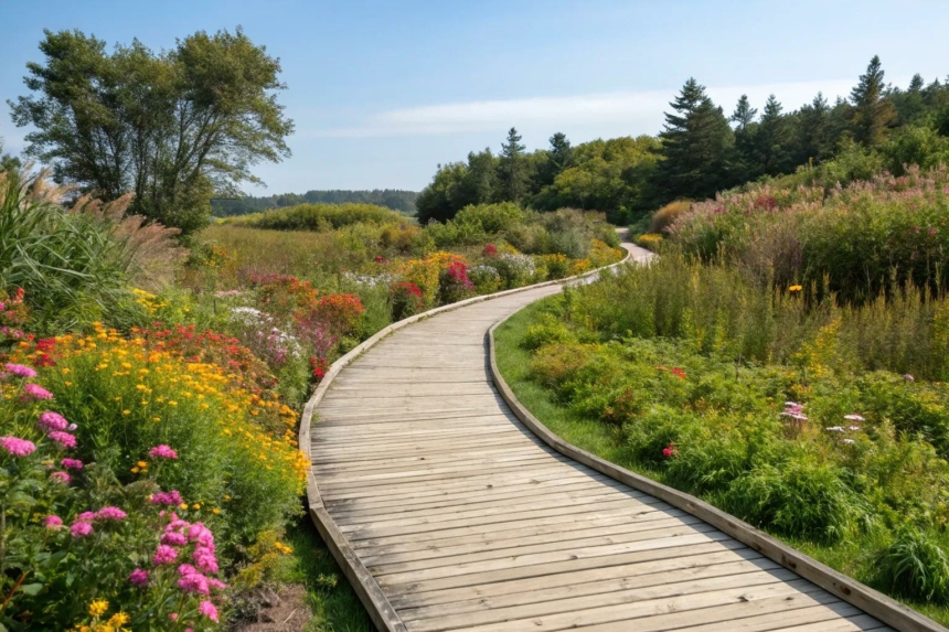 21+ Creative Timber Walkway Ideas for Your Garden
