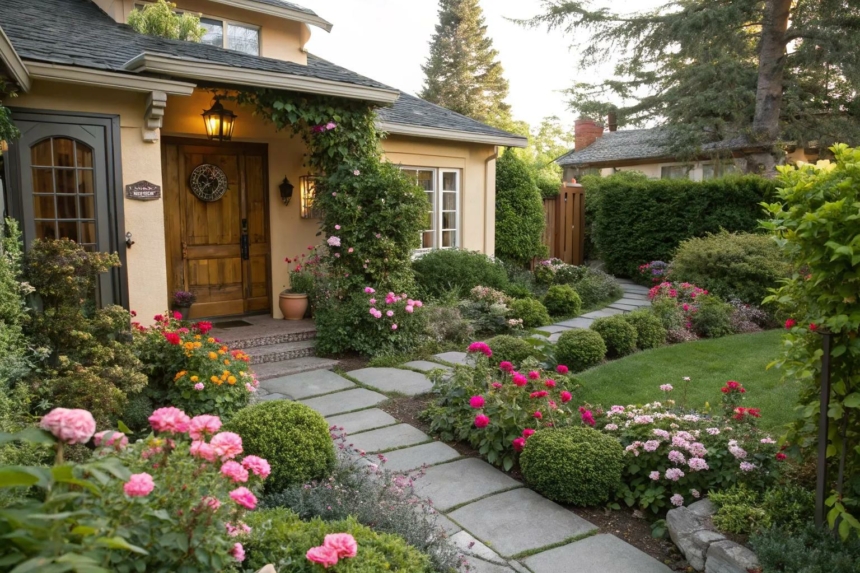 17+ Inspiring Very Small Front Garden Ideas