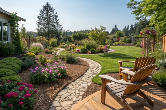 19+ Creative Wood Chip Landscaping Ideas