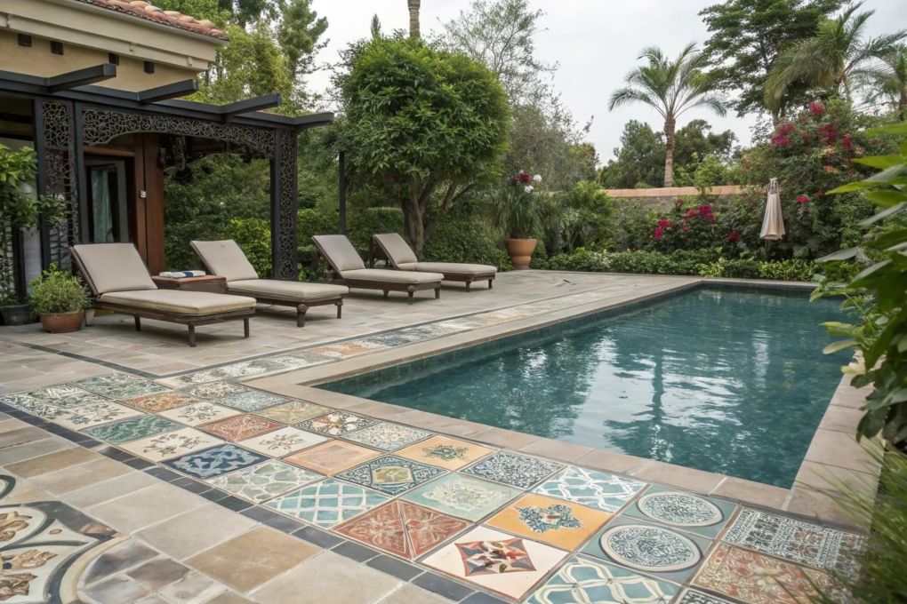 18+ Stunning Pool Tile Ideas for Your Backyard Oasis