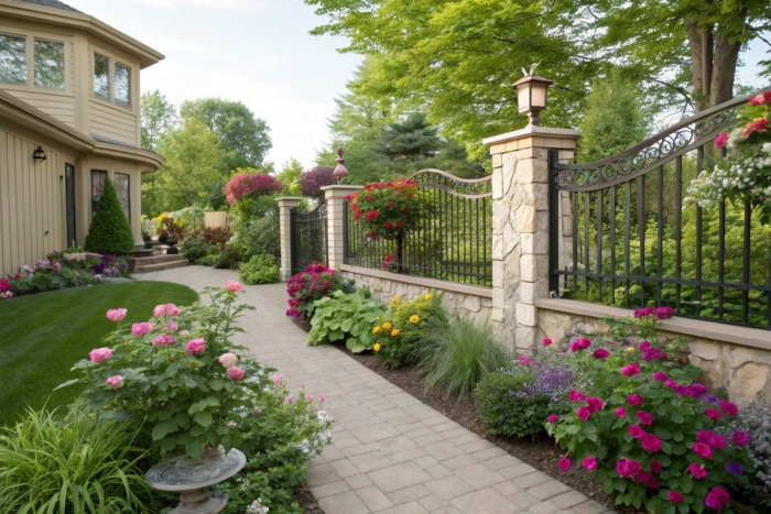 14+ Creative Open Fence Ideas for Your Home