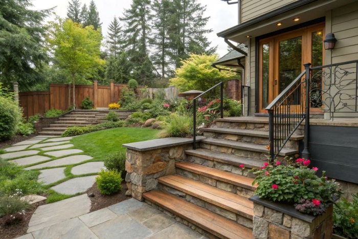 11+ Creative Back Door Steps Ideas for Your Home
