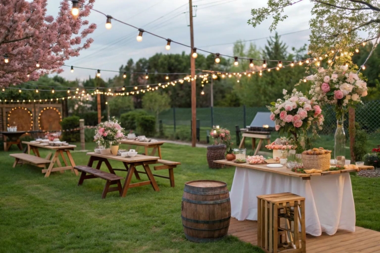 5+ Charming Backyard BBQ Wedding Ideas